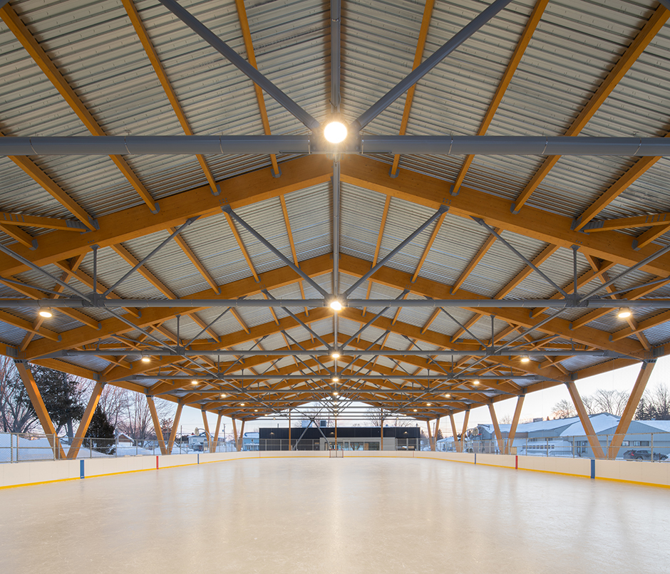 Patinoire couverte extérieure municipale SAK – Larochelle Desmeules ...